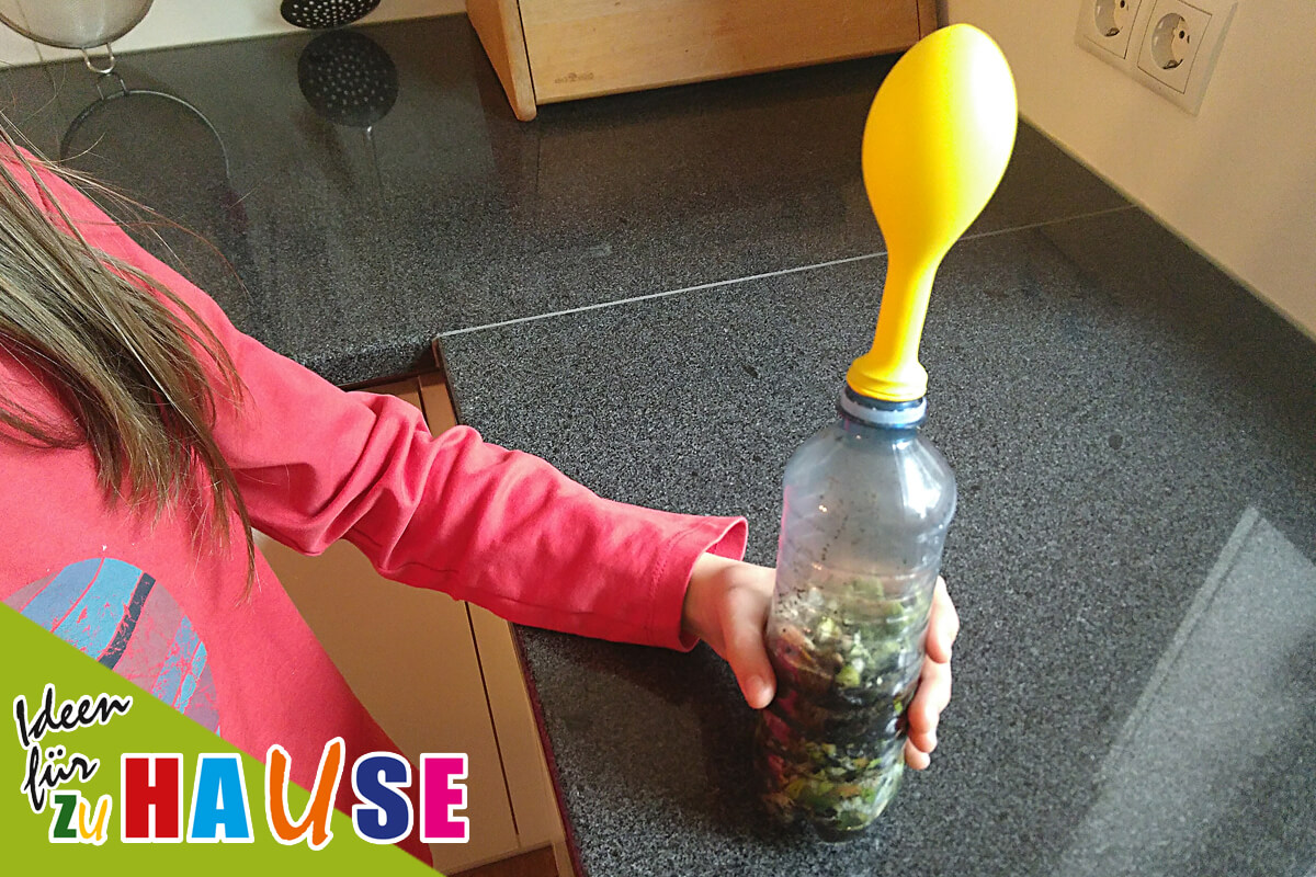 Experiment: Wie funktioniert eine Biogasanlage? - Kleine Kinderzeitung